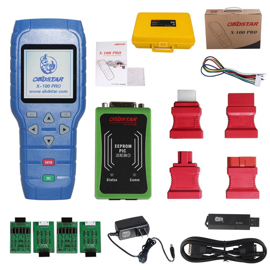 OBDSTAR X100 PRO Auto Key Programmer (C+D) Type for IMMO+Odometer+OBD ...