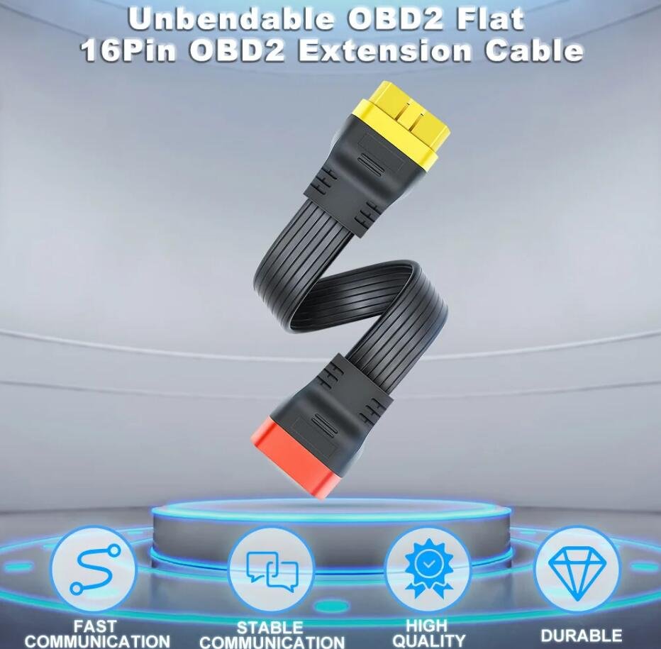 OBD Extension Cable for Launch X431 V/PRO3/Easydiag 3.0/Mdiag Main ...