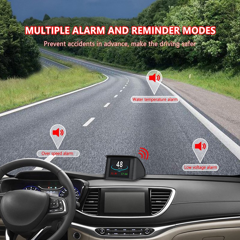 Car OBD Digital Meter Car HUD P10 2.2inch LCD Screen OBD Car Head-up ...