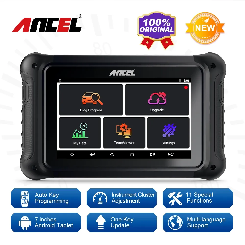 ANCEL DP500 Car Key Programmer IMMO Diagnostic Tool odo Instrument ...