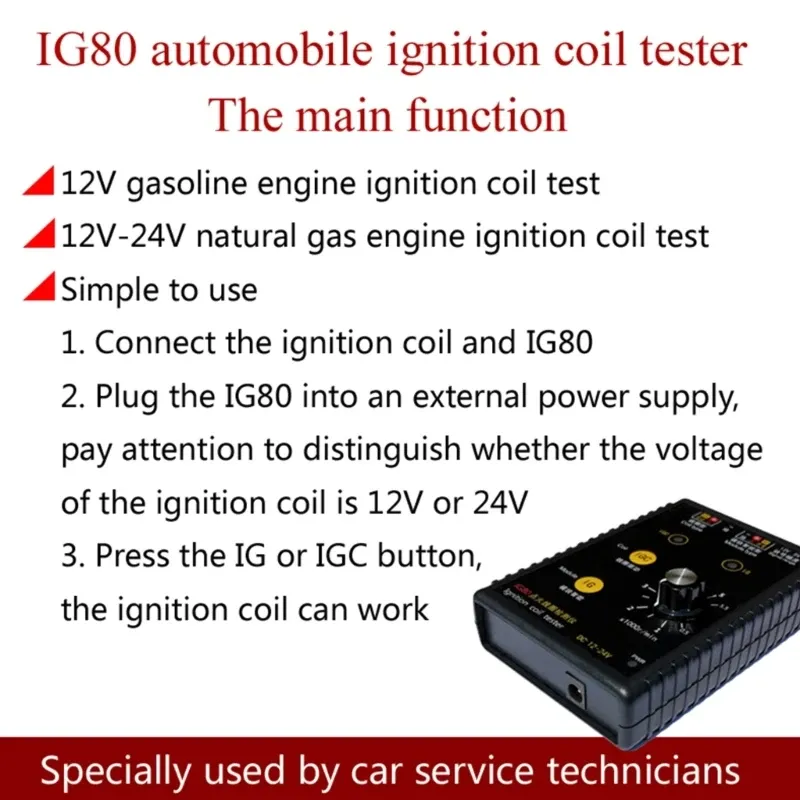 Original Automobile Ignition Coil Tester Car Gas Oil Petrol Vehicle ...