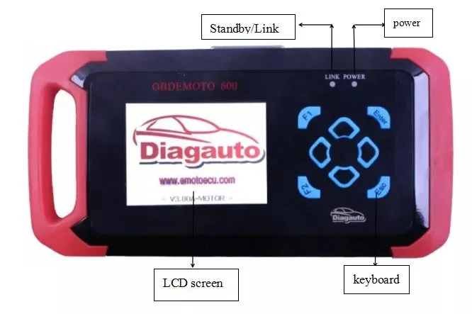 Motorcycle Scanner OBDEMOTO MST-600 MST600 For Suzuki Multi-Languages ...